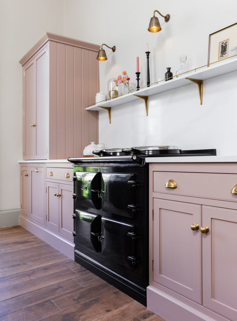 Stunning Pink and Red Kitchen by Harvey Jones - The Kitchen Think