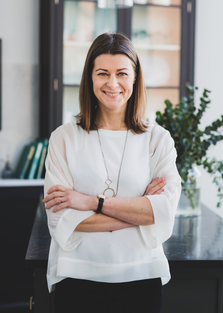 Elegant Curves: Pastel Green and White Kitchen by Kate Feather - The ...