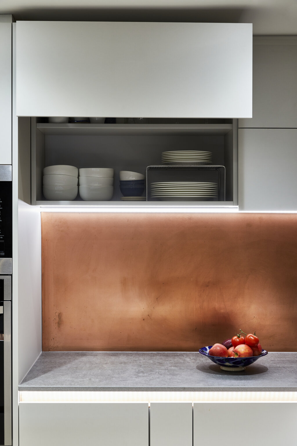 Opening up the kitchen space in an industrial warehouse setting by The ...