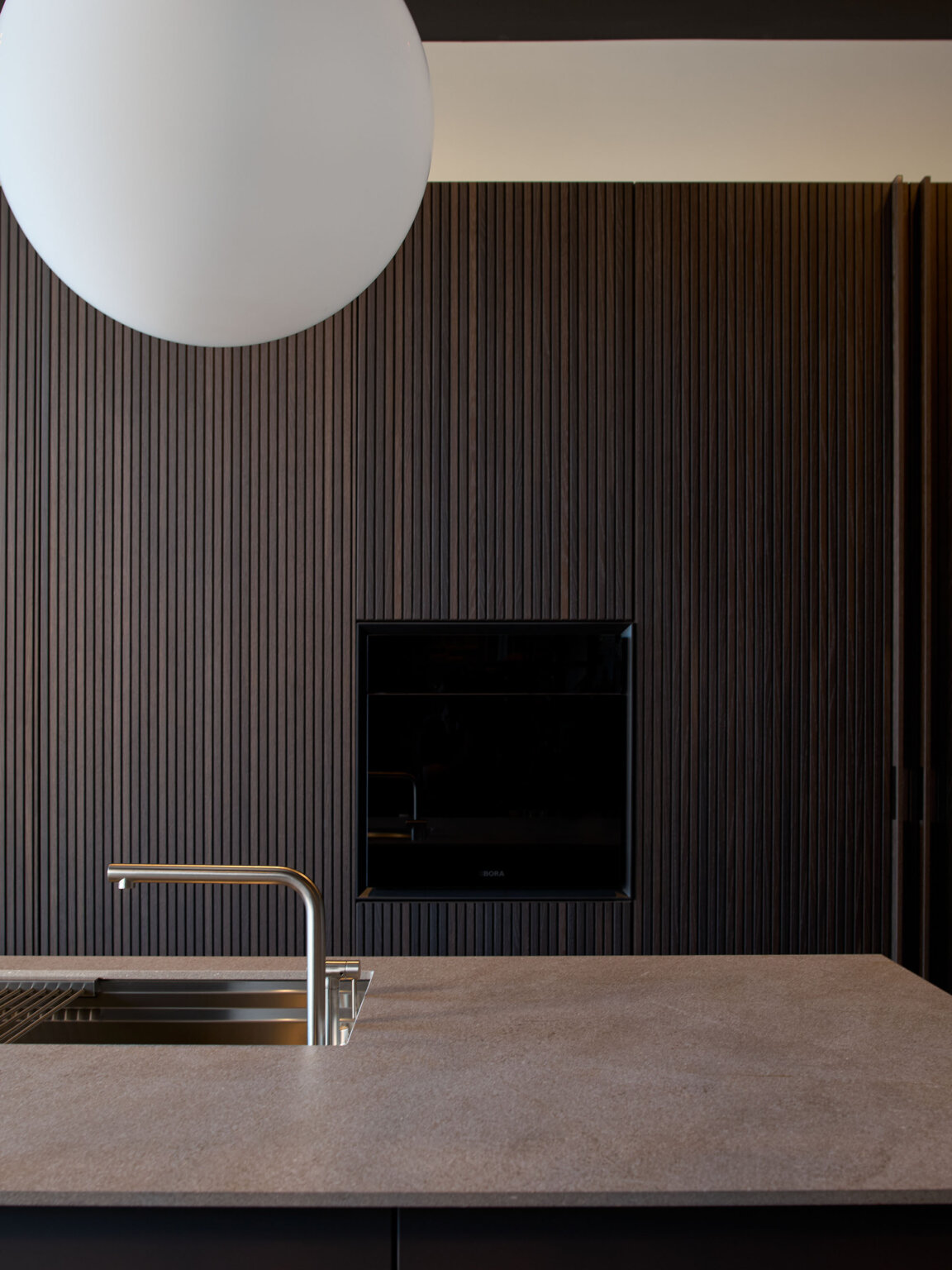 The Dramatic New Onestà Showroom, Featuring Brushed Steel and Blonde ...