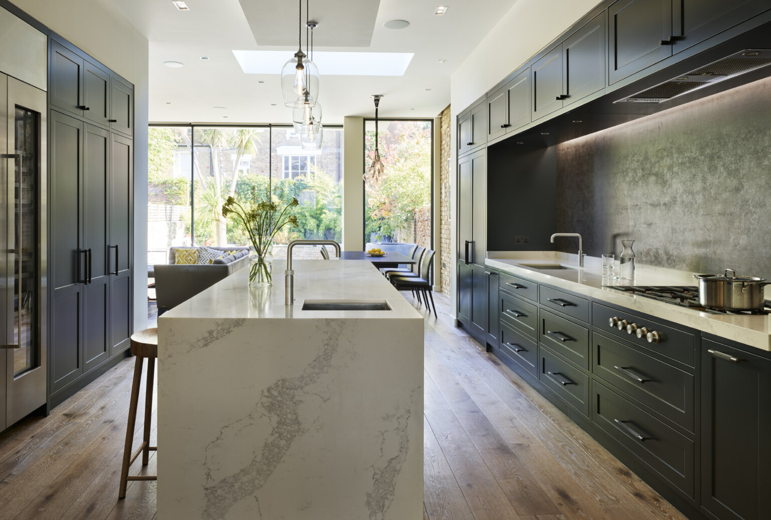 In-frame Shaker-style kitchen by YEO Design - The Kitchen Think