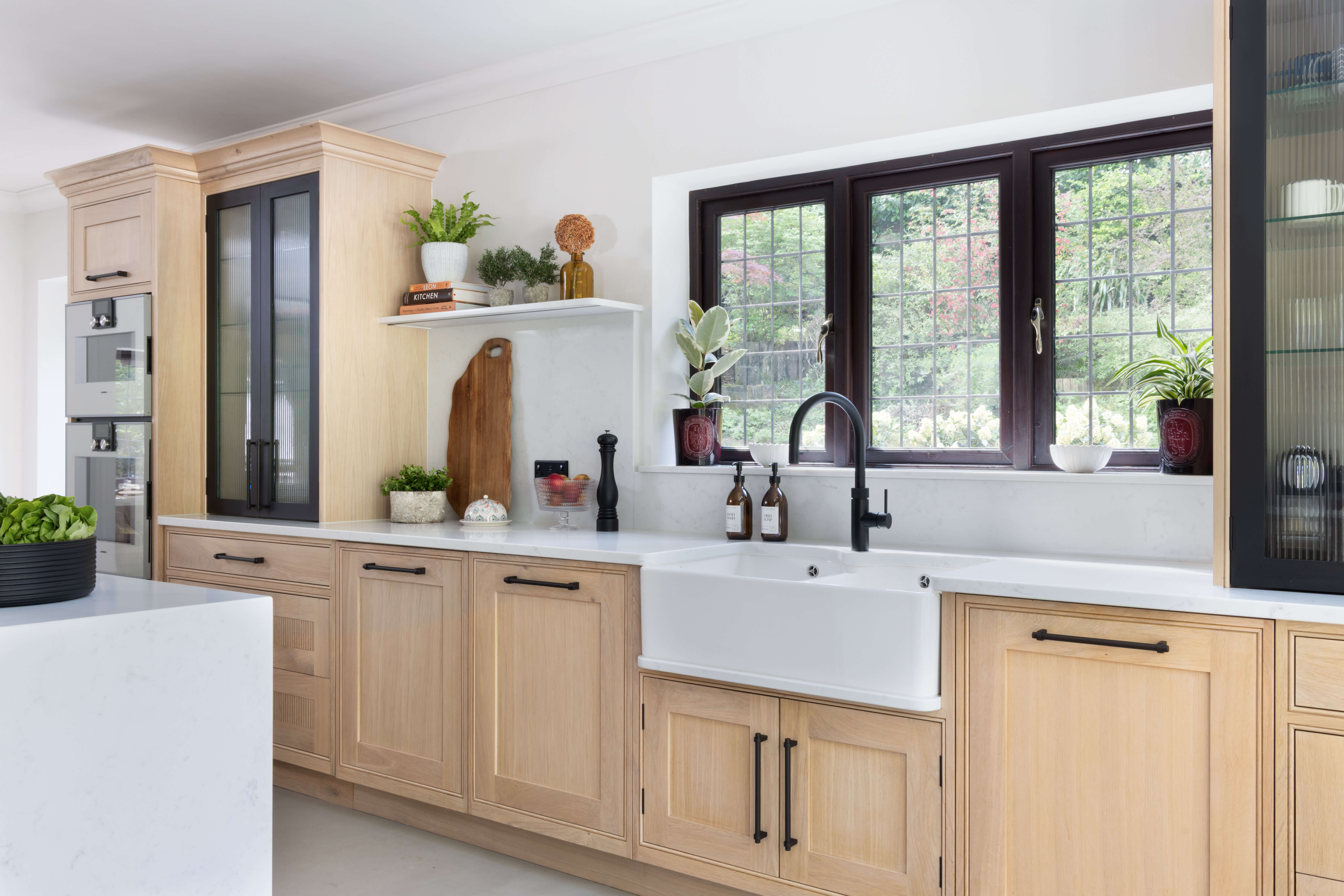 Scandi Bespoke Blond Oak Kitchen by Searle & Taylor - The Kitchen Think