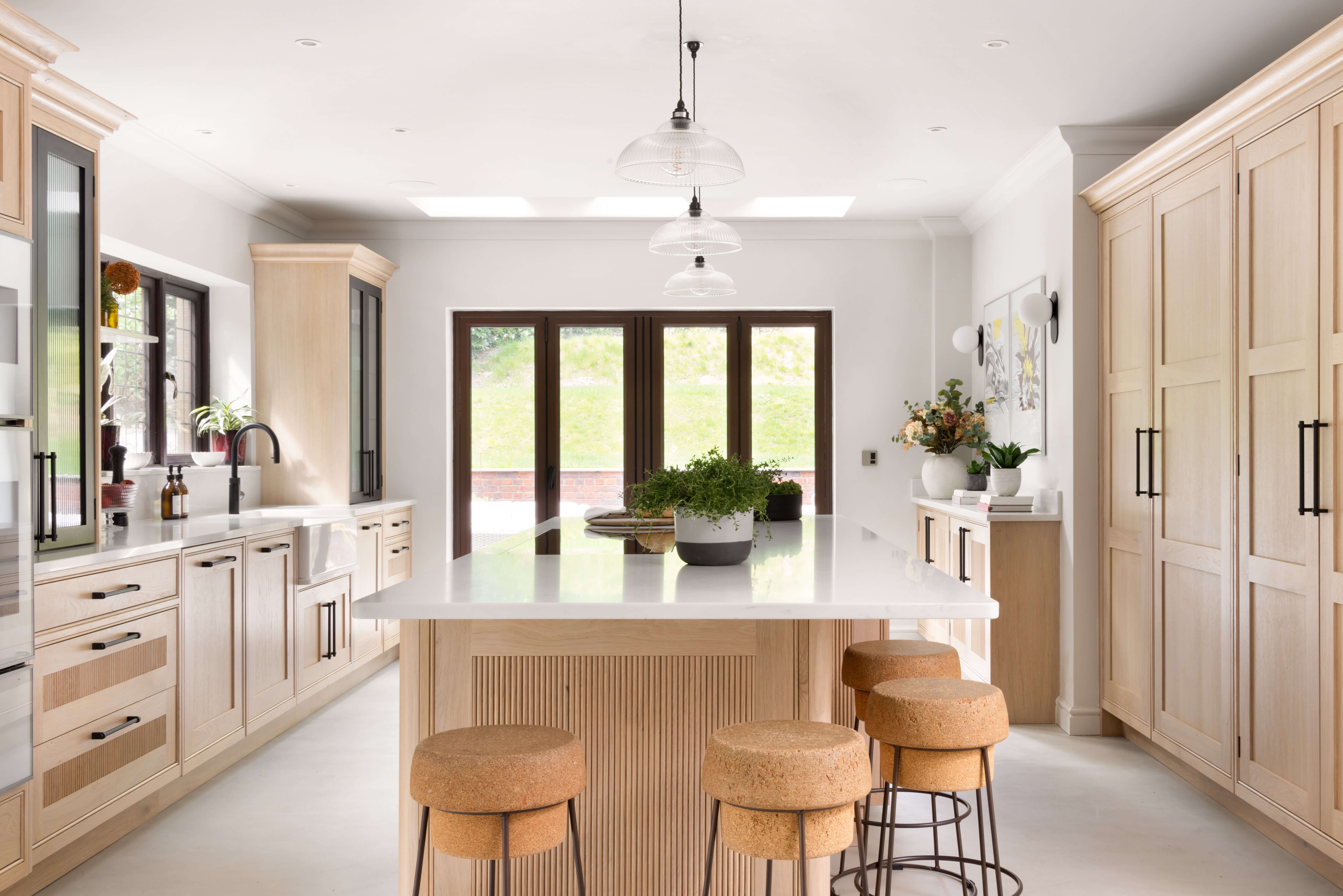 Scandi Bespoke Blond Oak Kitchen by Searle & Taylor - The Kitchen Think